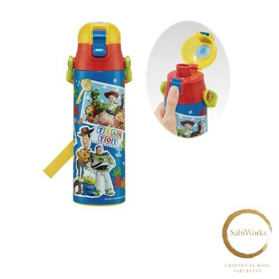 New Skater Children's Stainless Steel Water Bottle Direct Drinking 580ml Disney | eBay UK