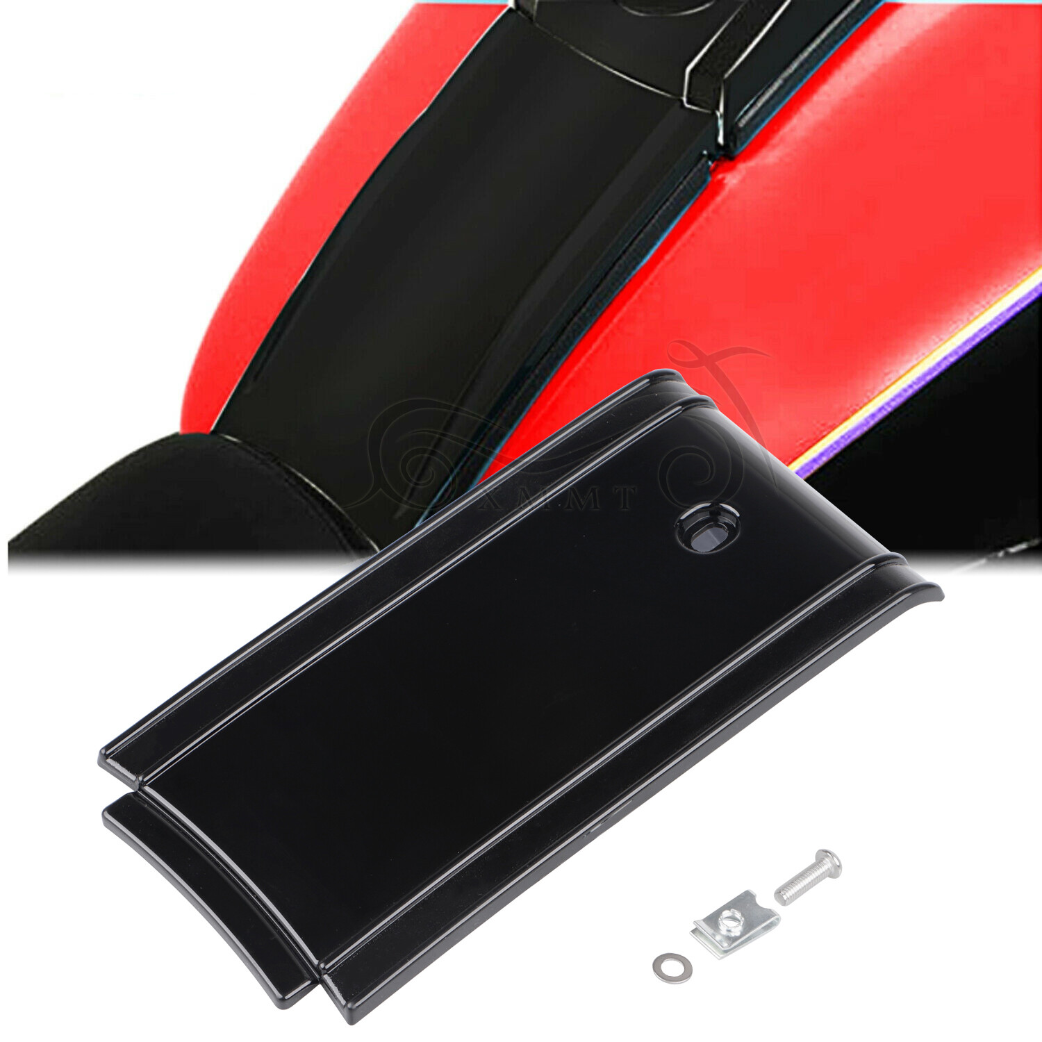 Black/Chrome Lower Dash Panel For Harley Heritage Softail Springer ...