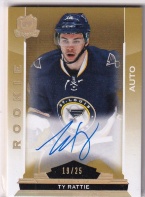 2014-15 Upper Deck The Cup Hockey Ty Rattie Rookie Auto #19/25 | eBay