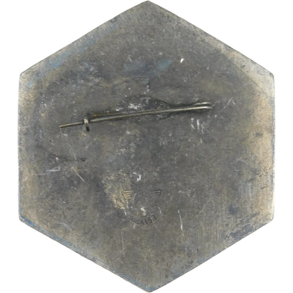 2766 WW2 BADGE OF JEWISH POLICE SERVICE JÜDISCHER ORDNUNGSDIENST POLISH ...