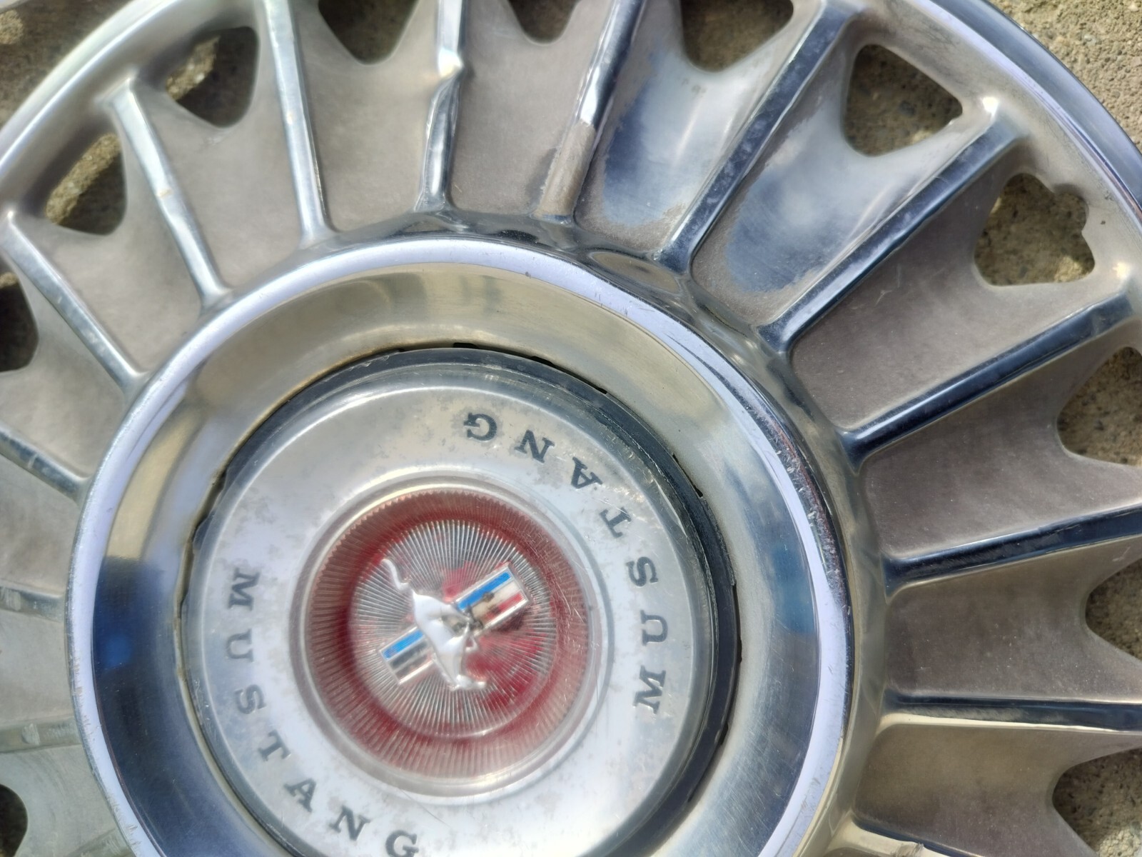 1967 67' Ford Mustang Hubcap 14" Wheel Covers SET OF 4 | eBay