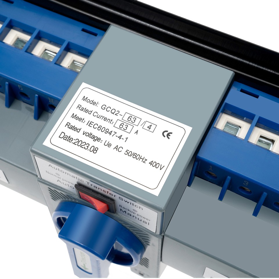 Dual Power Automatic Transfer Switch ATS CB level M6 Mini Change-over ...