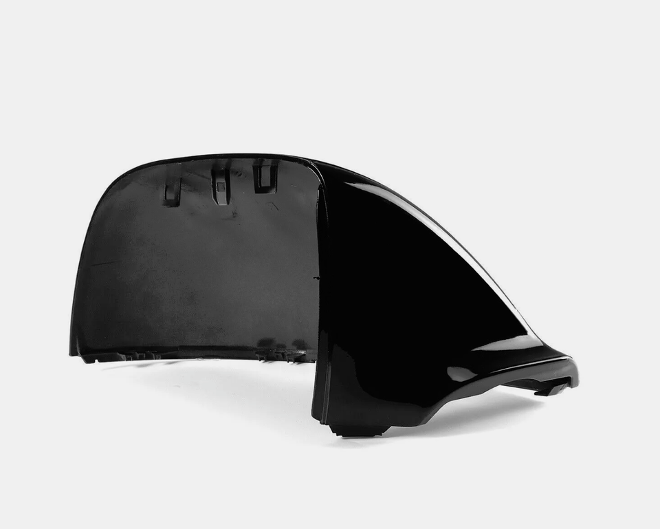DOOR WING MIRROR COVER FITS VW TRANSPORTER T5 T5.1 T6 BLACK CAPS ...