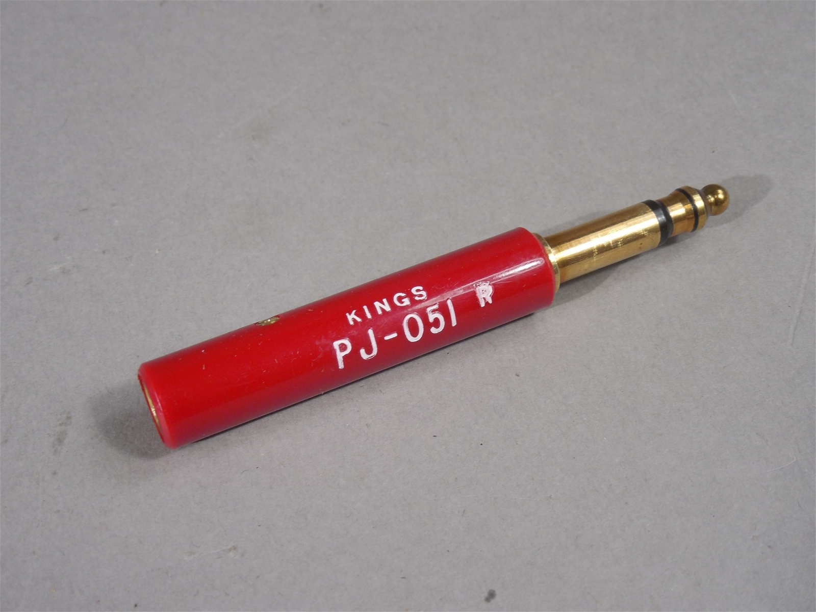 LOT of 4 Kings Plug Phone Jack PJ-051 RED | eBay