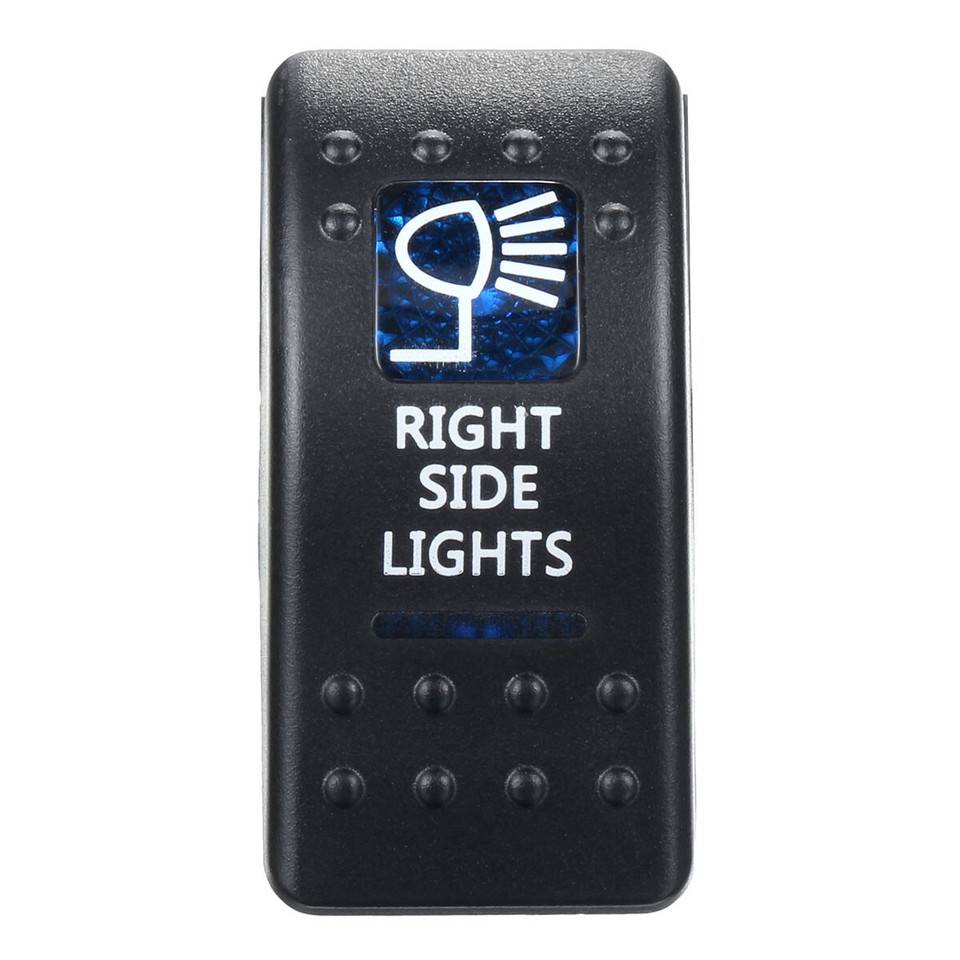 Boat Car Marine Dash Rocker Switch LED SPST ON-OFF Light Waterproof 5 ...