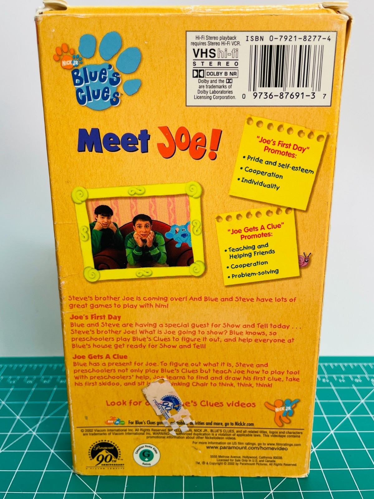 Blue's Clues Meet Joe (VHS 2002) Nick Jr Play To Learn Nickelodeon ...