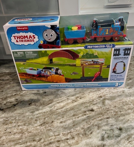 Fisher Price Thomas And Friends Muddy Adventure Motorized Train & Track ...