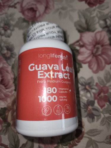 Guava Leaf Extract 1000mg - Organic Supplement from Psidium Guajava ...