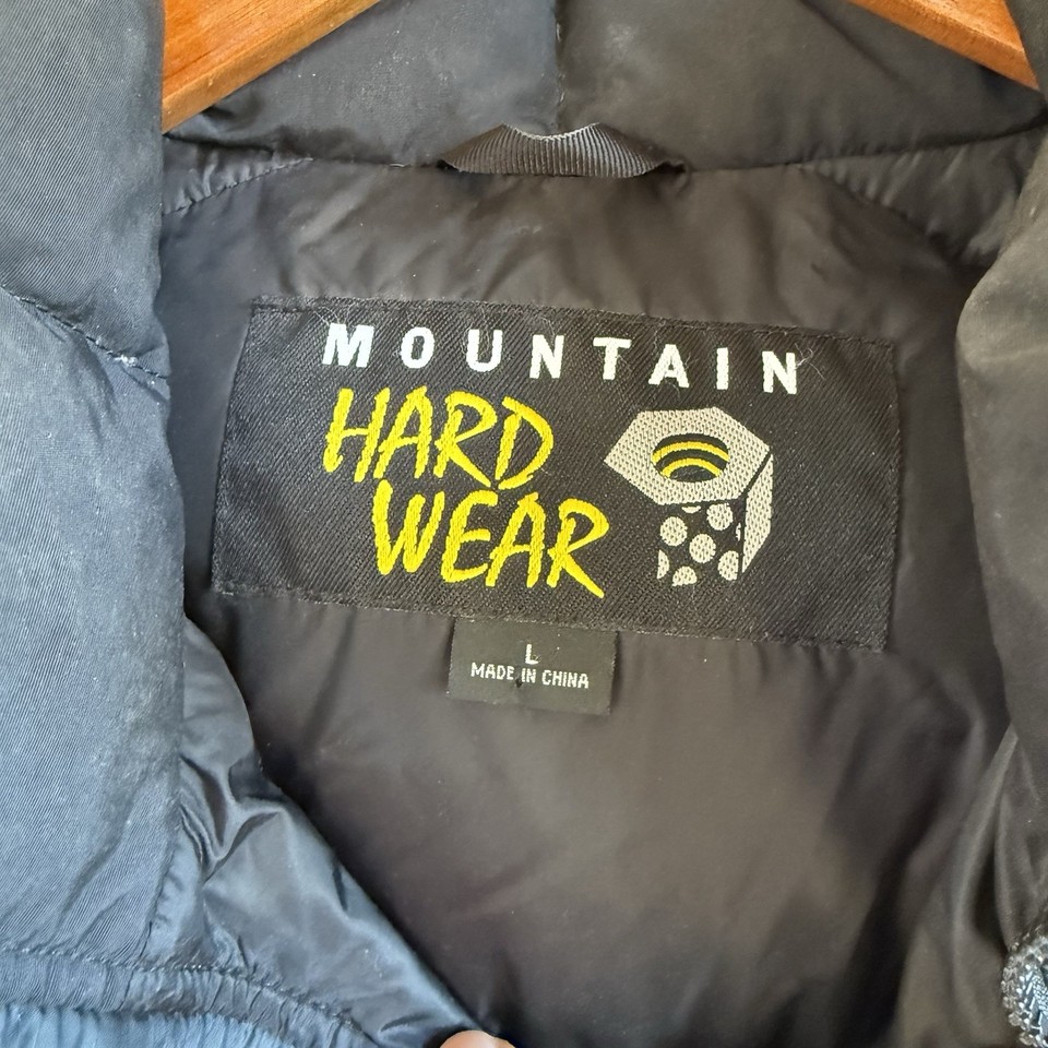 Mountain Hardwear Sub Zero Down Vest Jacket Black Men's XL | eBay