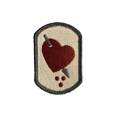 Blackbeard's Heart Vertical Morale Patch - Rucksack Tactical Gear ...