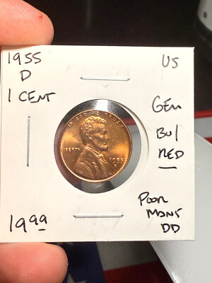 1955 D United Cents Wheat Penny Error Poor Man's Double Die | eBay
