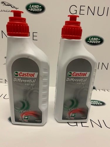 2X Land Rover Range Rover New Genuine Castrol Diff SAF-X0 Oil Fluid ...