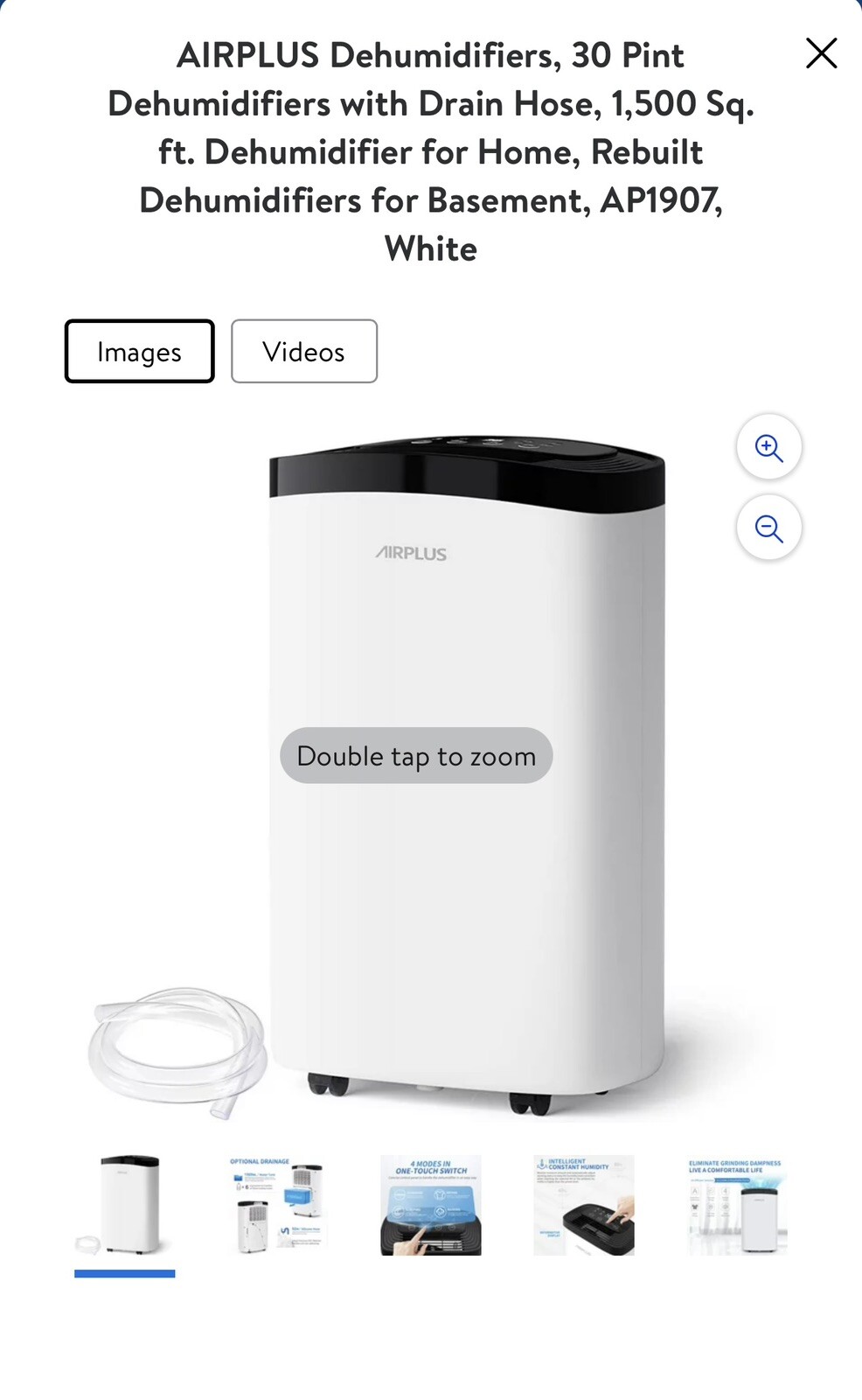 AIRPLUS 30 Pints Dehumidifier for Medium Spaces and Basements (AP1970 ...