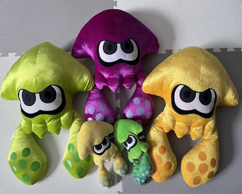 Splatoon Plush Goods Games lot of 5 Set sale character Collection Squid ...