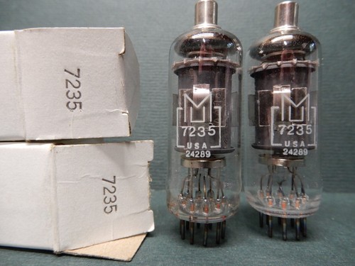 Beautiful 7235 NOS Vacuum Tube MU Untested AS IS | eBay