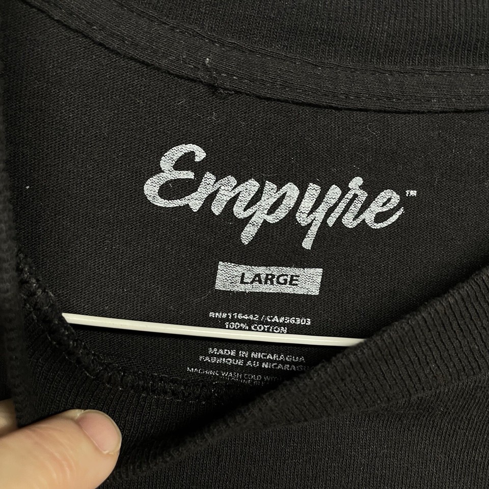 Empyre Shirt Men’s Large Tiger Claw Touch If Death Cotton Black | eBay UK