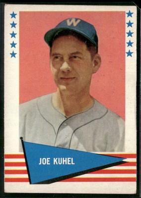 1961 Fleer Baseball Greats (F418-3) #119 Joe Kuhel - Very Good 3000143 ...