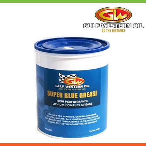 New * GULF WESTERN * SUPER BLUE GREASE LITHIUM COMPLEX - 2.5KG - 42562 ...