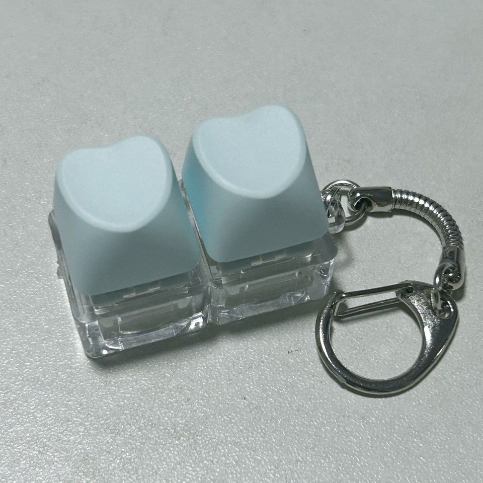 Finger Keyboard Keycap Pinch Toy Relief Stress Fidget Keychain Button ...