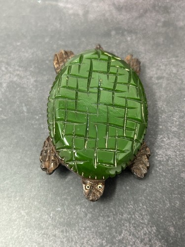 Large Vintage Carved Bakelite Wood Turtle Tortoise Brooch Pin 3” | eBay