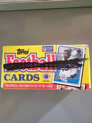 1988 Topps NFL Football Complete Factory Sealed Set Bo Jackson ...