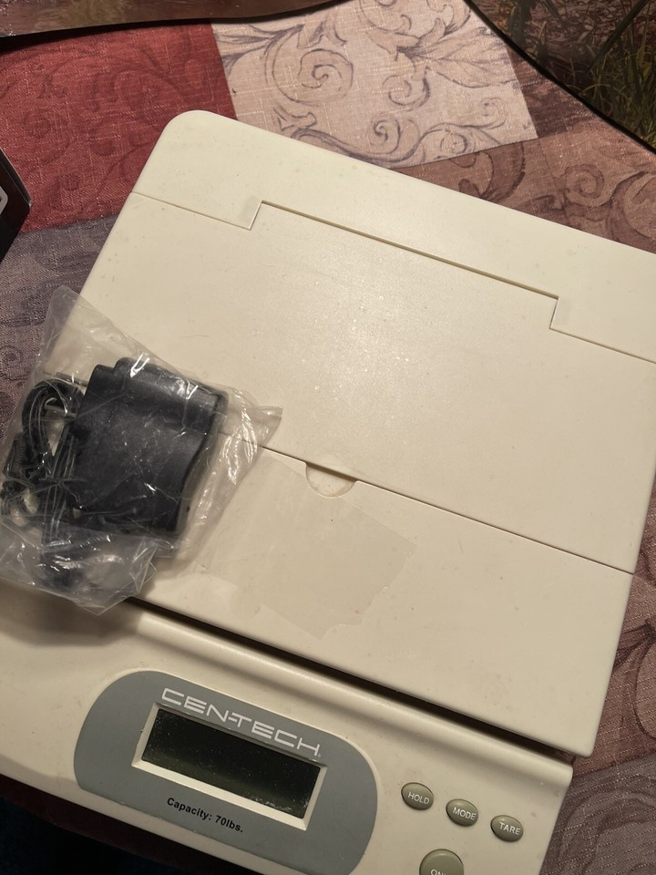 CEN-TECH 70lb Digital Postal Shipping Scale. 9 V Battery Or Cord | eBay