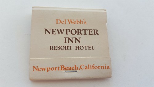 Matchbook Del Webb's Newporter Inn Resort Hotel. Newport beach Calif ...
