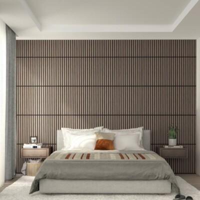 Artika Sonolok 3D Acoustic Sound Absorbing Slatted Wall Panel Kit 15.5 ...