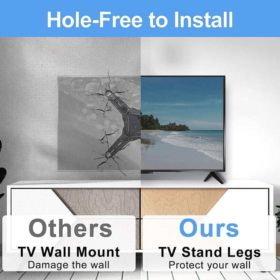 TV Legs for TCL Roku TV Stand Legs, Universal for TCL 28" 32" 40" 43 ...