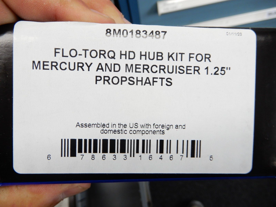 Mercury Marine Racing Heavy Duty 1.25 Prop Shaft Hub Kit 8M0183487 SS ...