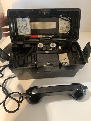 Vintage Standard Elektrik Lorenz German Military Field Phone 1960 | eBay