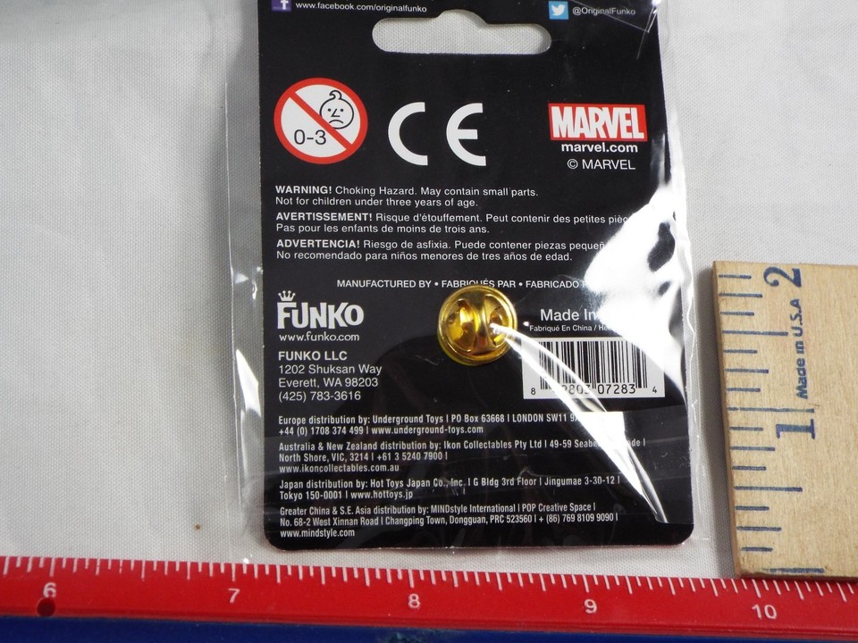 FUNKO POP MARVEL DEADPOOL PIN NEW ON CARD | eBay
