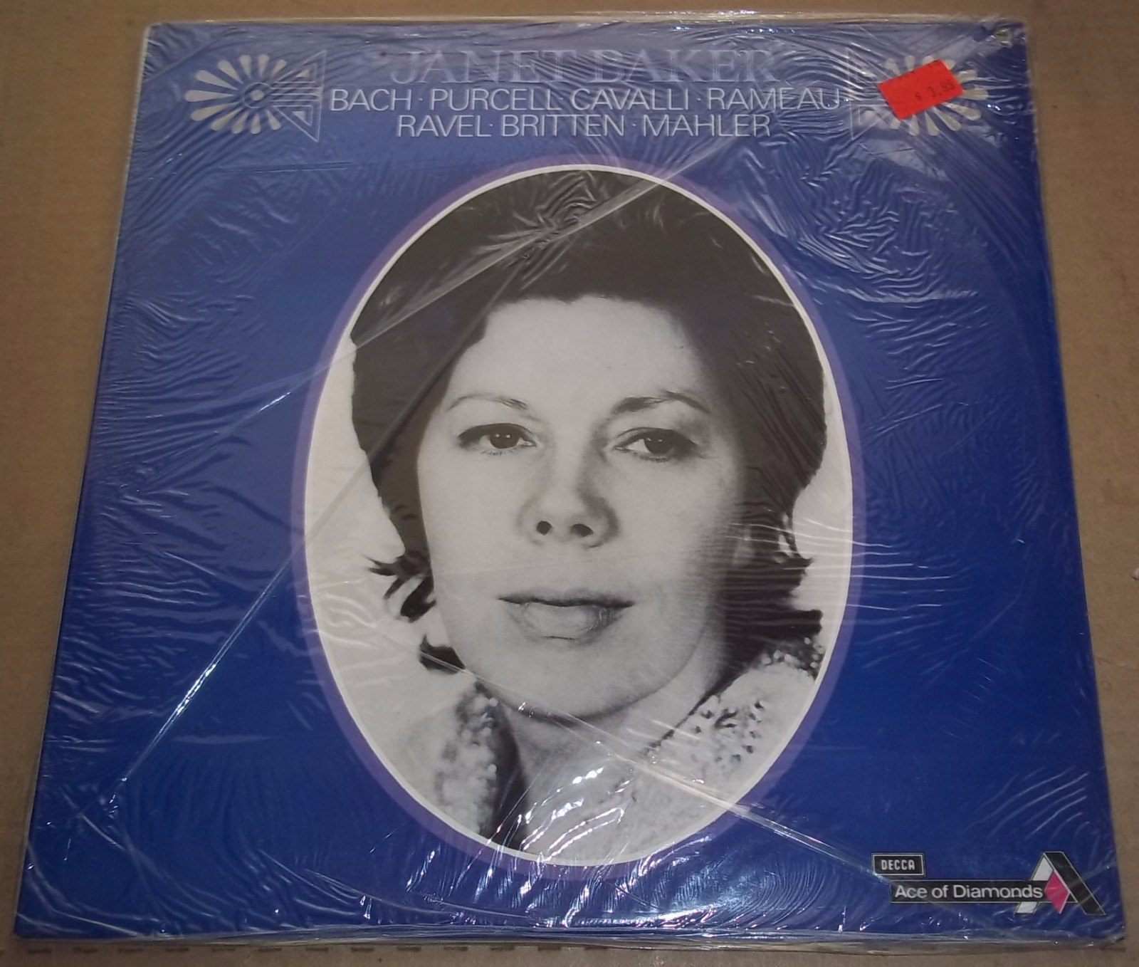 Janet Baker BACH/PURCELL/CAVALLI/RAVEL/BRITTEN - Ace of Diamonds SDD ...