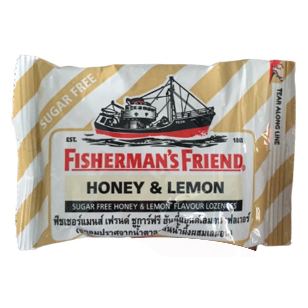 Lozenges Candy Fisherman's Friend Honey Lemon Flavor Sugar Free 25 g x ...