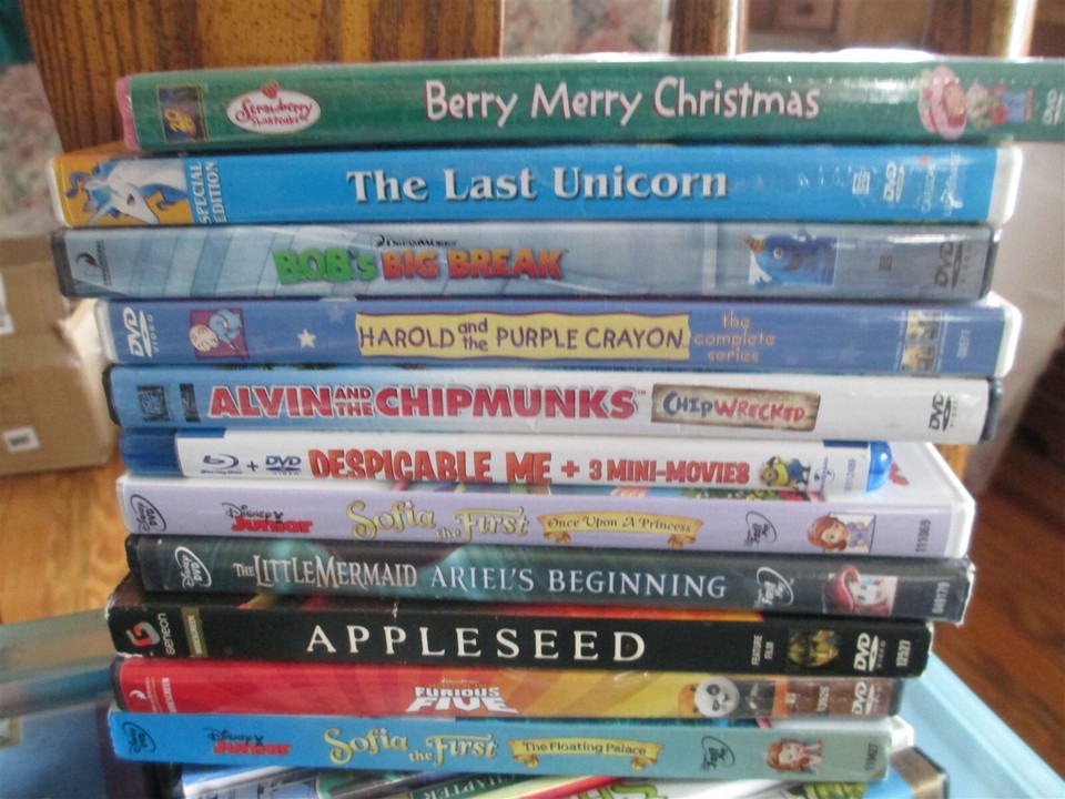 Disney Pixar Nick Jr Barbie etc dvd choice $1.99 each or 7 for $14 Free ...