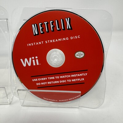 Original Netflix Instant Streaming Disc (Nintendo Wii) Game Disc Only ...