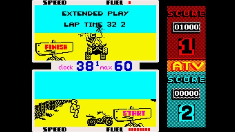 Sinclair ZX Spectrum 48K Game - ATV SIMULATOR - Codemasters -Tested ...