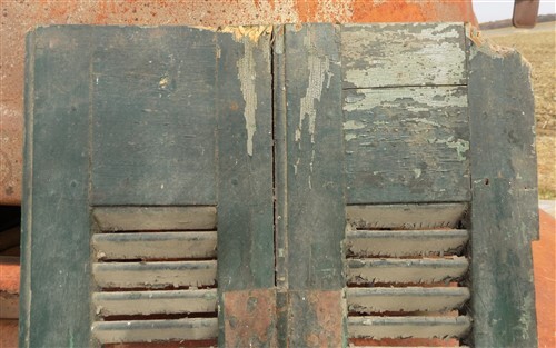 Lot Wood Shutters Victorian Window Louver Plantation Door Mission ...