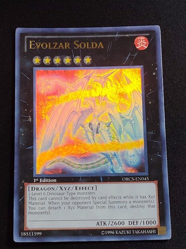 Evolzar Solda 1st Edition ORCS-EN045 Ultra Rare Yu-Gi-Oh Card Lightly ...