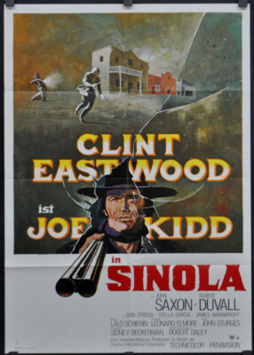 Joe Kidd / Sinola 1972 Orig 23X33 Deutsche Film Poster Clint Eastwood ...