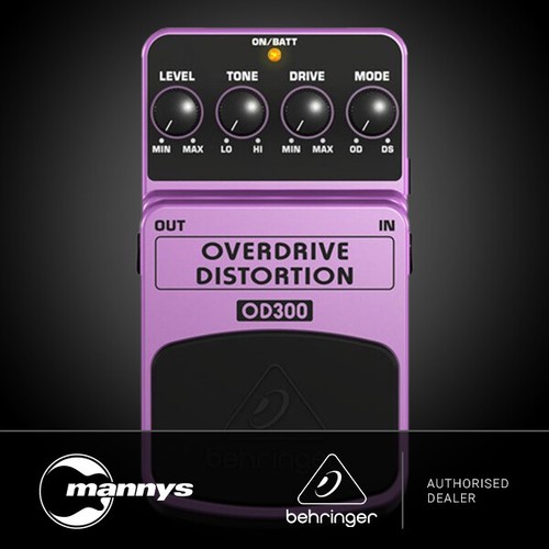 Behringer OD300 2-Mode Overdrive/Distortion Effects Pedal | eBay
