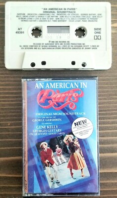 An American In Paris Original MGM Soundtrack Cassette 1990 Gene Kelly ...