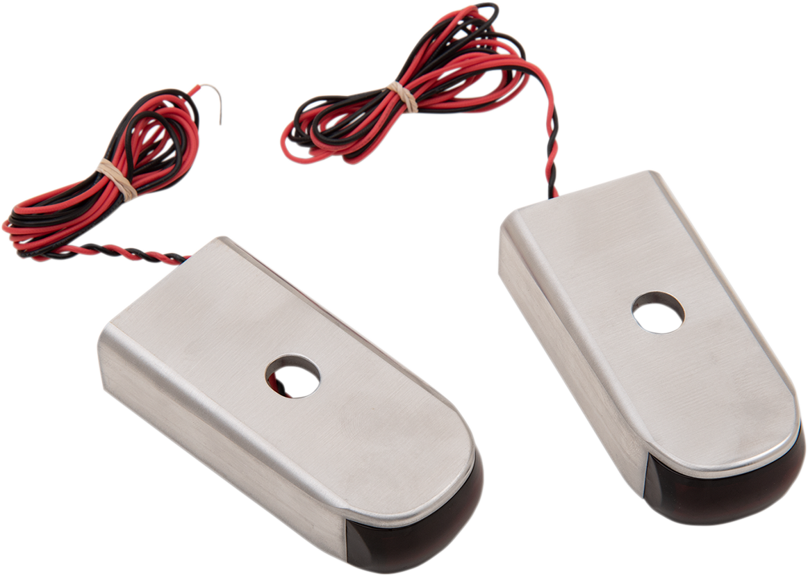 Alloy Art - SSL-BR-3R - Strut Mount LED Lights, Red Lens - Raw Finish ...