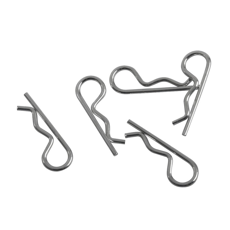 100PCS Carbon Steel Zinc Plated R Hitch Pin Tractor Clip Cotter Pin for ...