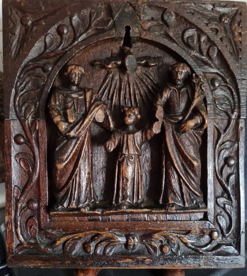 Small 16th Century Carved Oak Church Door .c.1550 ( 12" x 11" ) | eBay