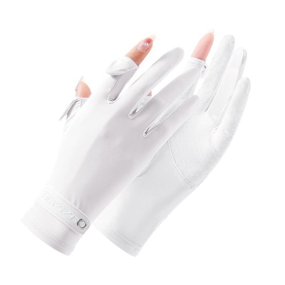 Touch Screen Ice Silk Gloves Highly Elastic Driving Mittens Outdoor ...