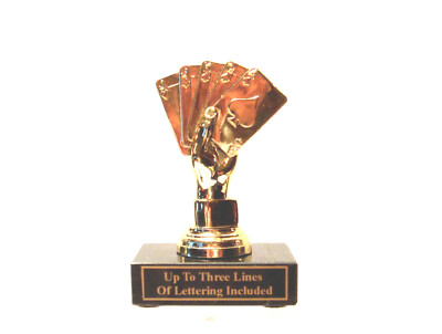 CARD HAND, HAND TROPHY , CARDS | eBay