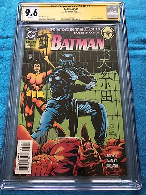 Batman #509 - DC - CGC SS 9.6 NM+ - Signed by Mike Manley | eBay