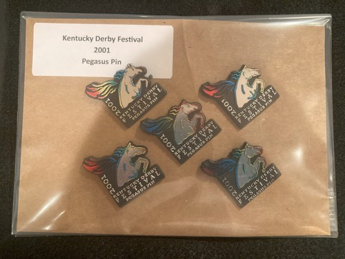 2001 Kentucky Derby Festival Pins - set of 5 | eBay