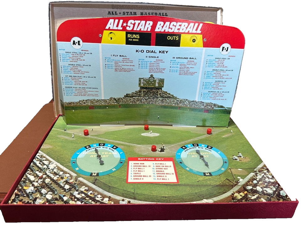 GAME SET: 1968 Cadaco All-Star Baseball (336 Discs) COND: EXCELLENT ...